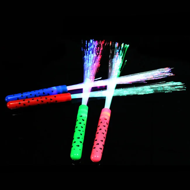 Party Decoration Led Flashing Light Up Fiber Optic Stick - Buy Led ...