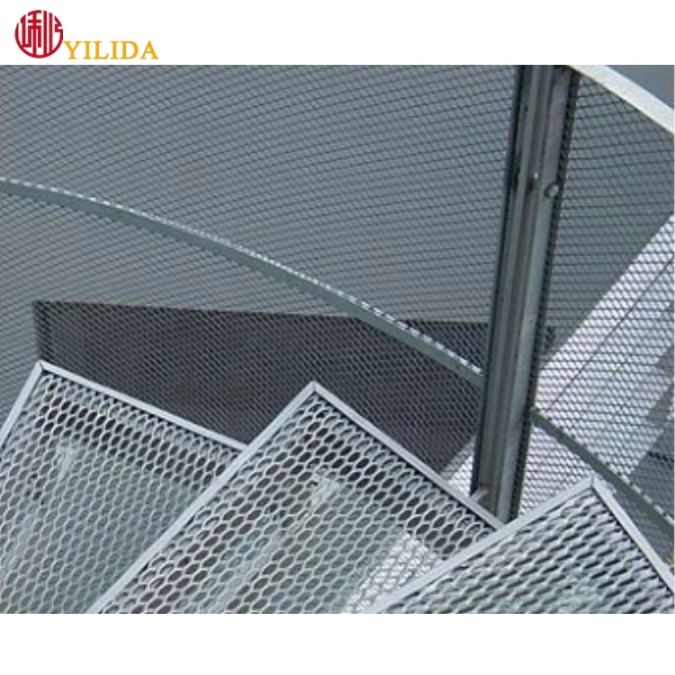 Durable Modern Perfab Expanded Metal Stair Railings And Balcony Screen ...