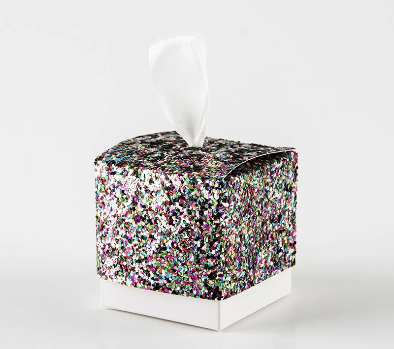 Gold Sequins Bling Bling Shining Candy Box Gift Packing Box - Buy Candy ...