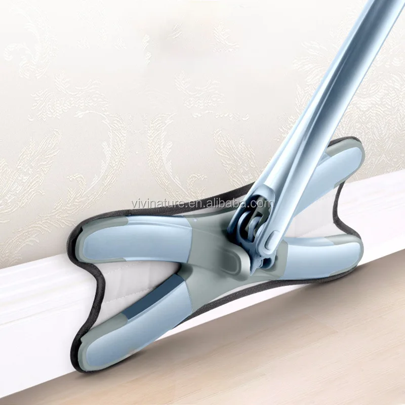 Easy Deep Cleaning Any Floor Surface Squeeze Microfiber Flat Mop With ...