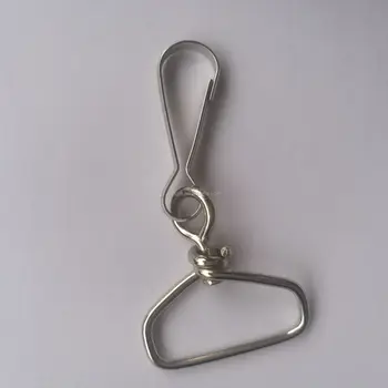 Metal Swivel J Hook For Name Badge Lanyard - Buy Small Metal Hooks ...