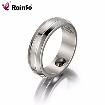New Arrival Germanium Hematite Healing Stone Matt Silver Ring - Buy ...