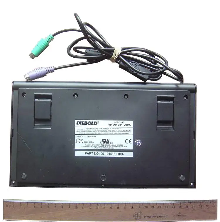 Atm Machine Parts Diebold Operator Usb Keyboard 00104516000a - Buy ...