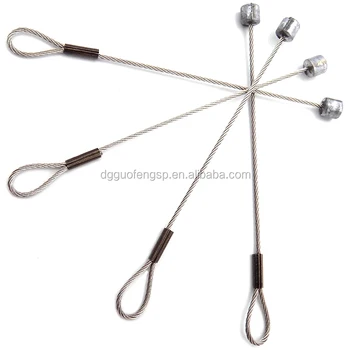 Custom - Made Coated 316 Stainless Steel Wire Rope Eyelets Cable Sling ...