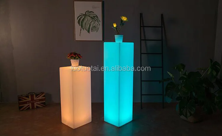 Led Multi Color Light Column Towers Light Up Pillar Decorations For ...