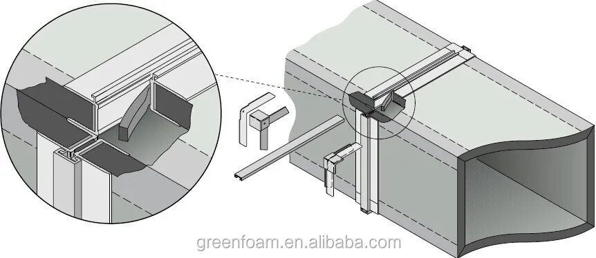 Durable Tiger Connector for Air Duct Installation