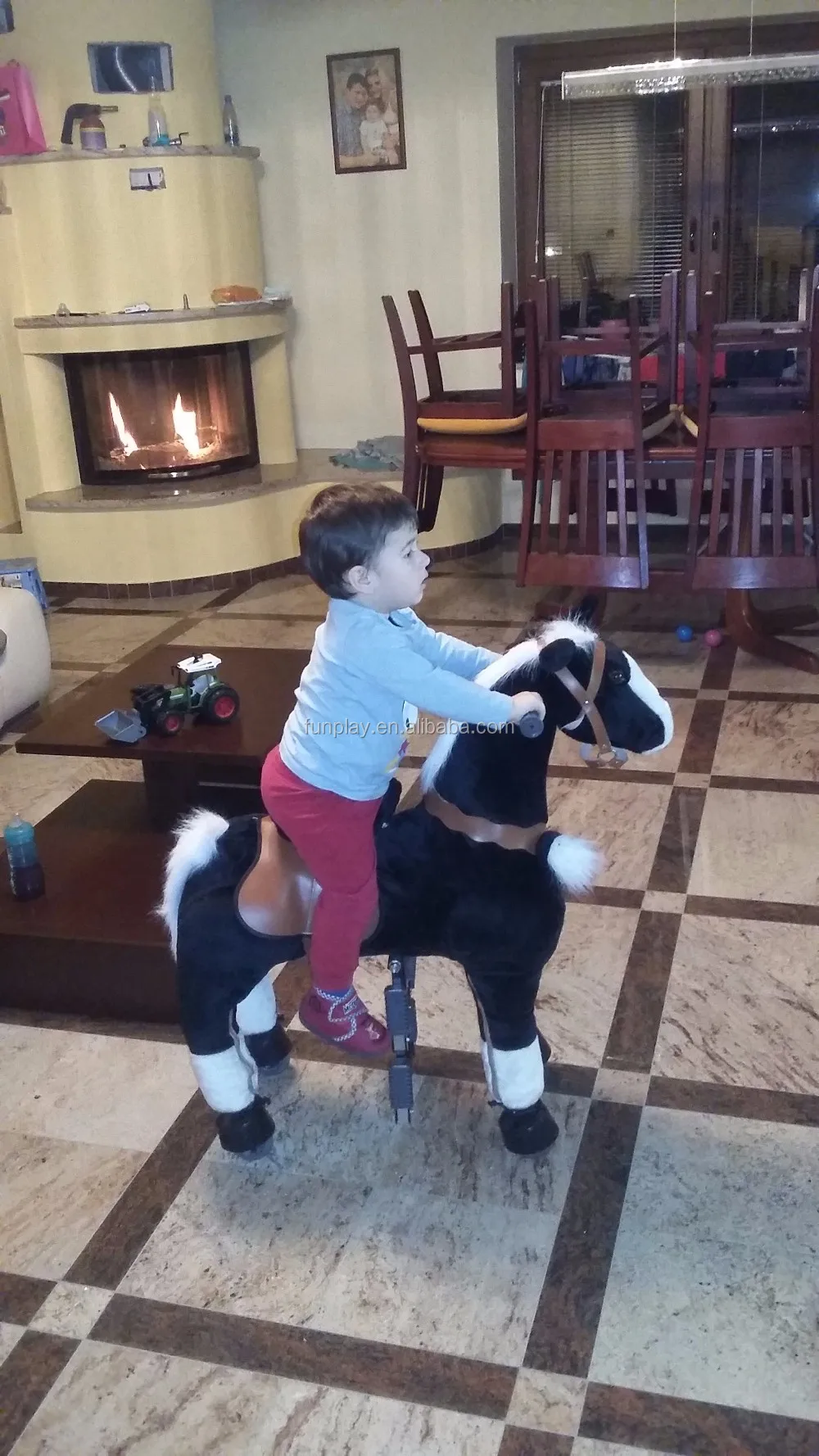 Hi Ce Best Price Remote Control Mechanical Ride On Horse Rocking Riding ...