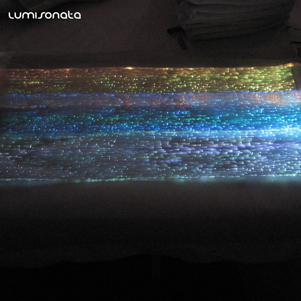 Luminous Fiber Optic Table Runner Led Table Cloth For Christmas - Buy ...