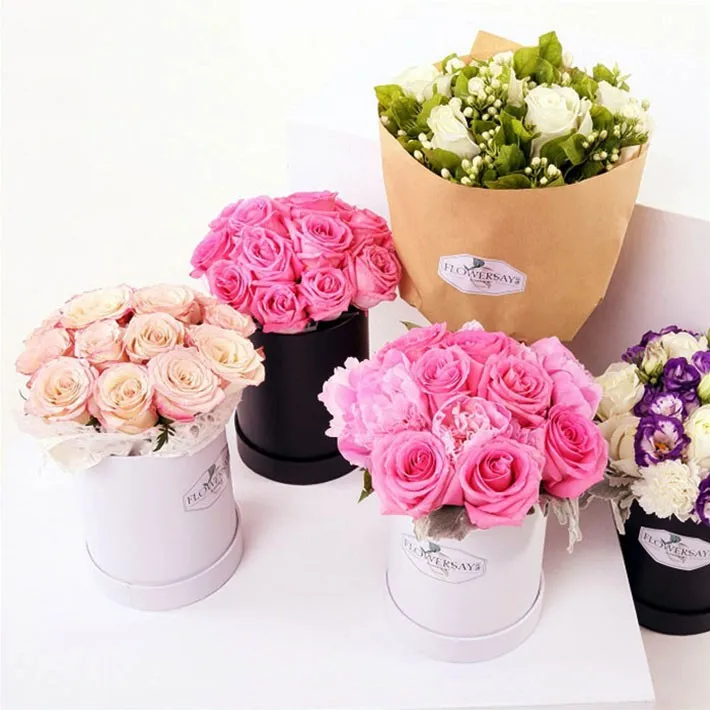 Custom Order Round Shape Preserved Flower Package Box - Buy Round ...