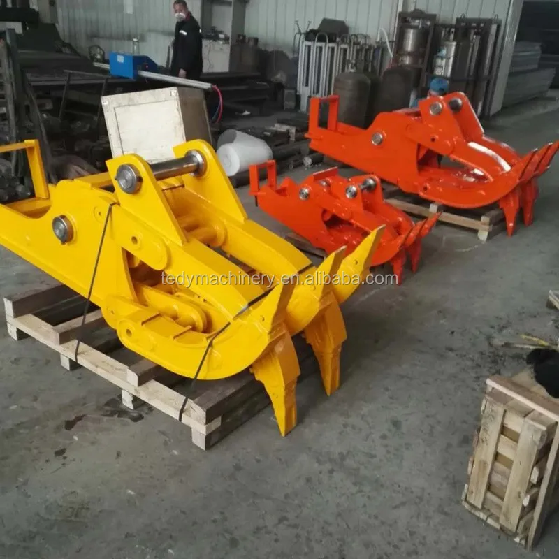 Mechanical Grabber Manual Grapple for Excavator - Hydraulic Thumb ...
