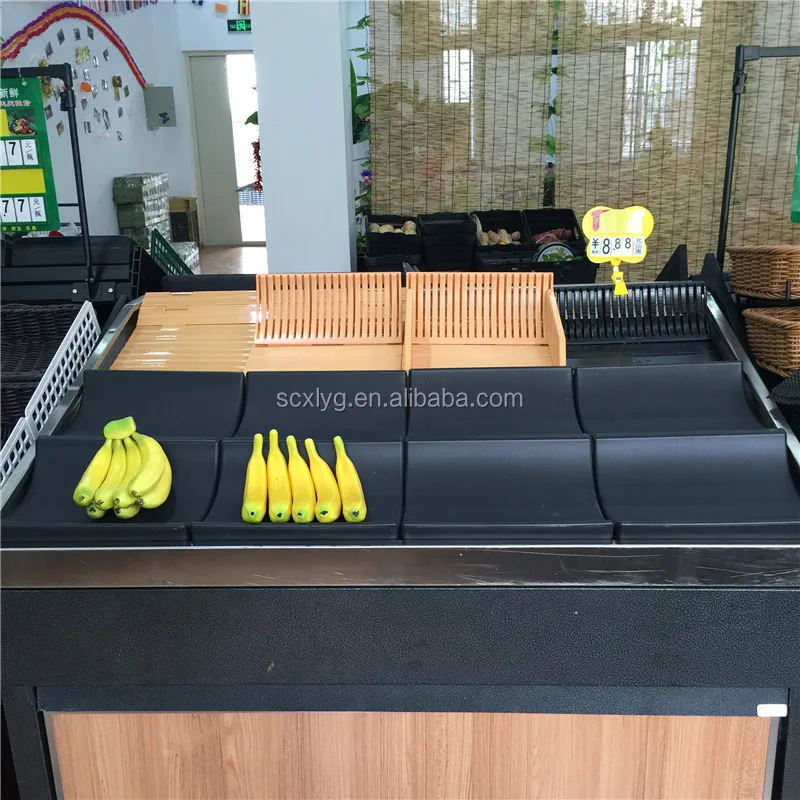 Banana Shelf Display - Heavy Duty Fruit Stand for Supermarkets