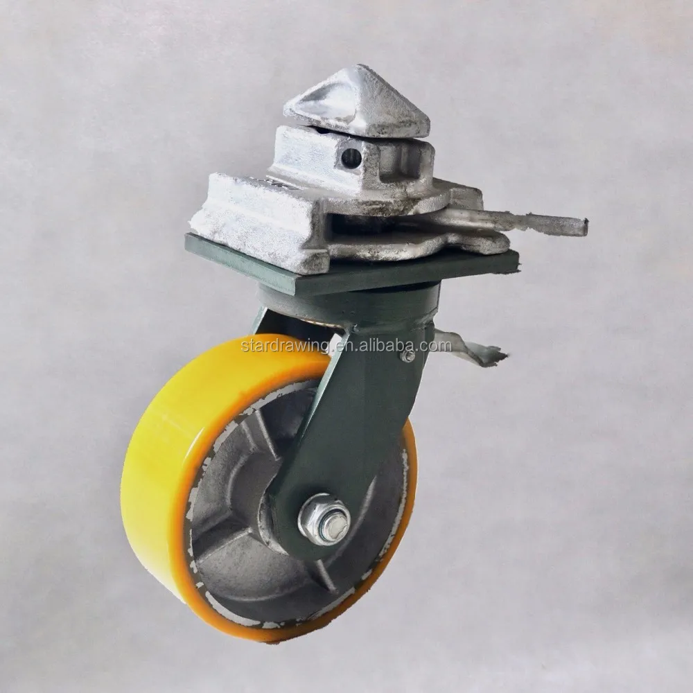 Ss 6 Inch Lockable Wheels For Shipping Container 3 Ton Load Wheels For ...