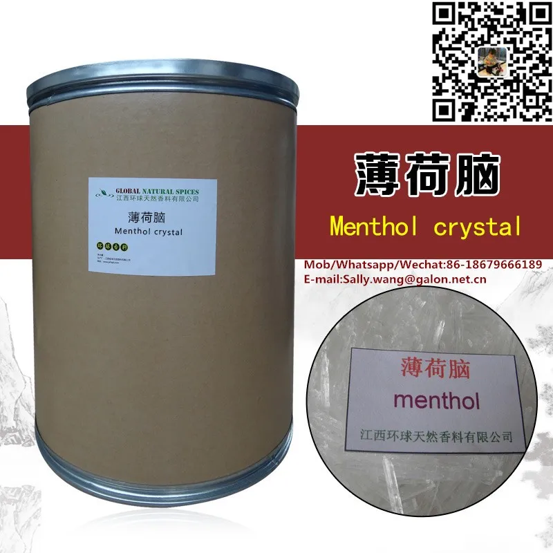 China Menthol Crystal And Menthol Cream In Food Grade Cas:89-78-1 - Buy ...