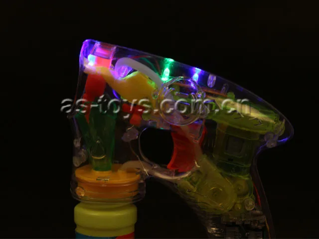 Popular Light-up Led Transparent Bubble Gun For Kids - Buy Led Bubble ...
