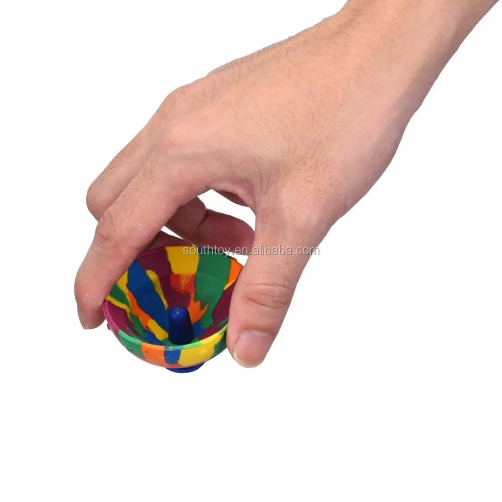 Novelty Bouncing Bowl - Spinning Pop up Rubber Jumper