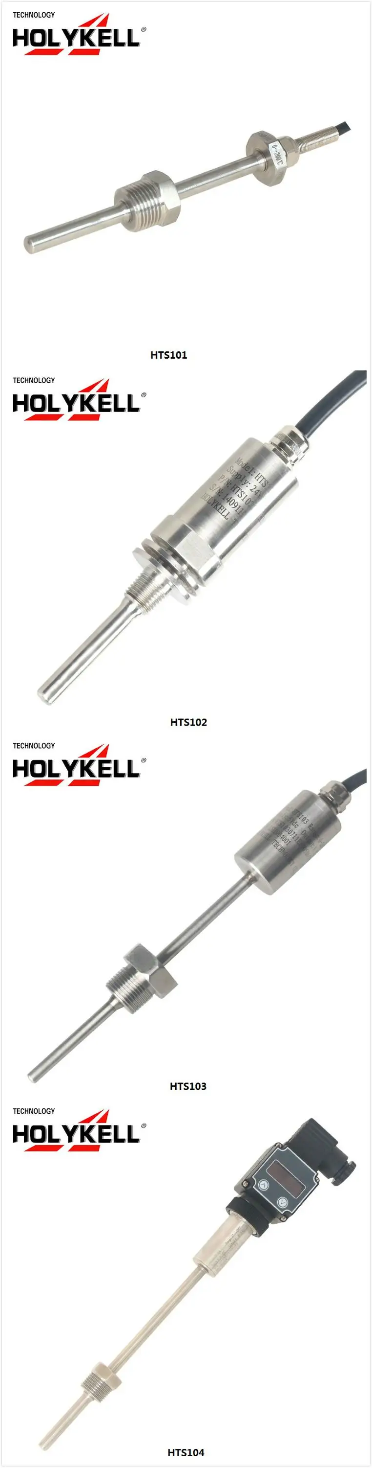 Holykell OEM HTS102 Thermistors - Precision Temperature Sensors