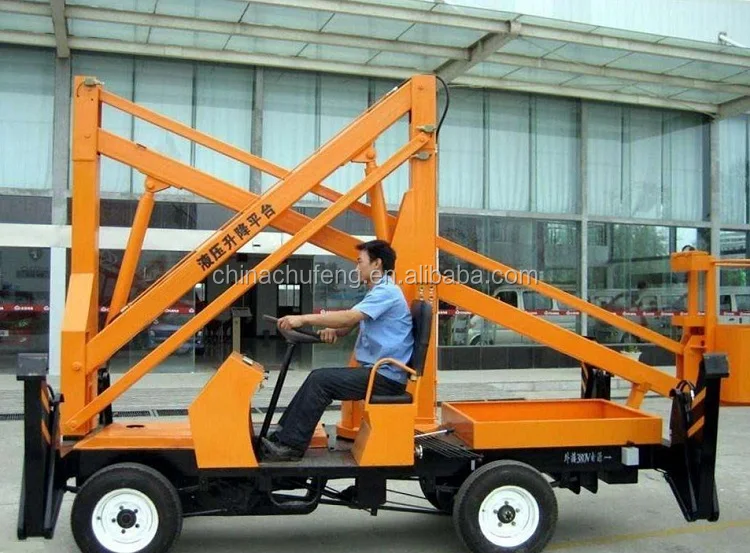 12m Small Hydraulic Electric Man Lift Machine Mini Articulating Boom ...