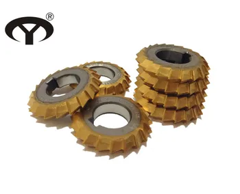 Hss M2 60 Degree Double Equal Angle Milling Cutter With Tin Coating ...