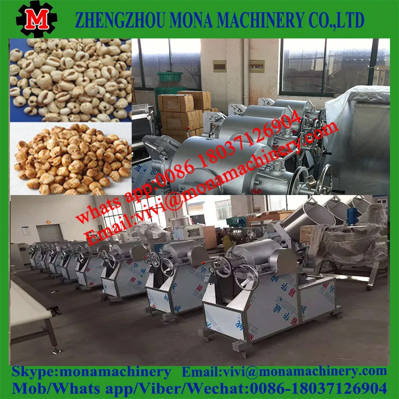 Cereals Pop Rice Cracker Machine - High Capacity & Quality