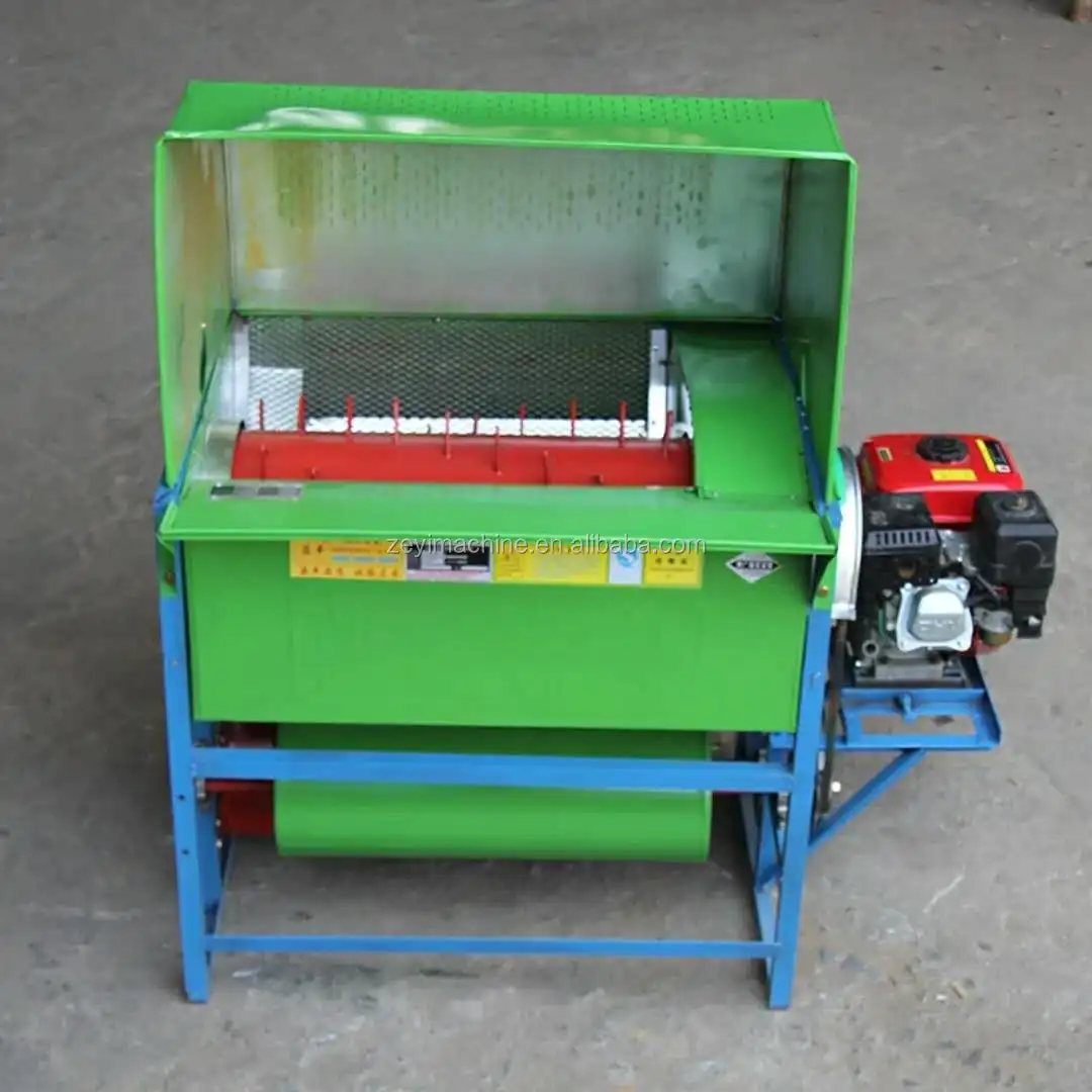 Gasoline Paddy Rice Husking Machine / Electric Wheat Thresher / Diesel ...