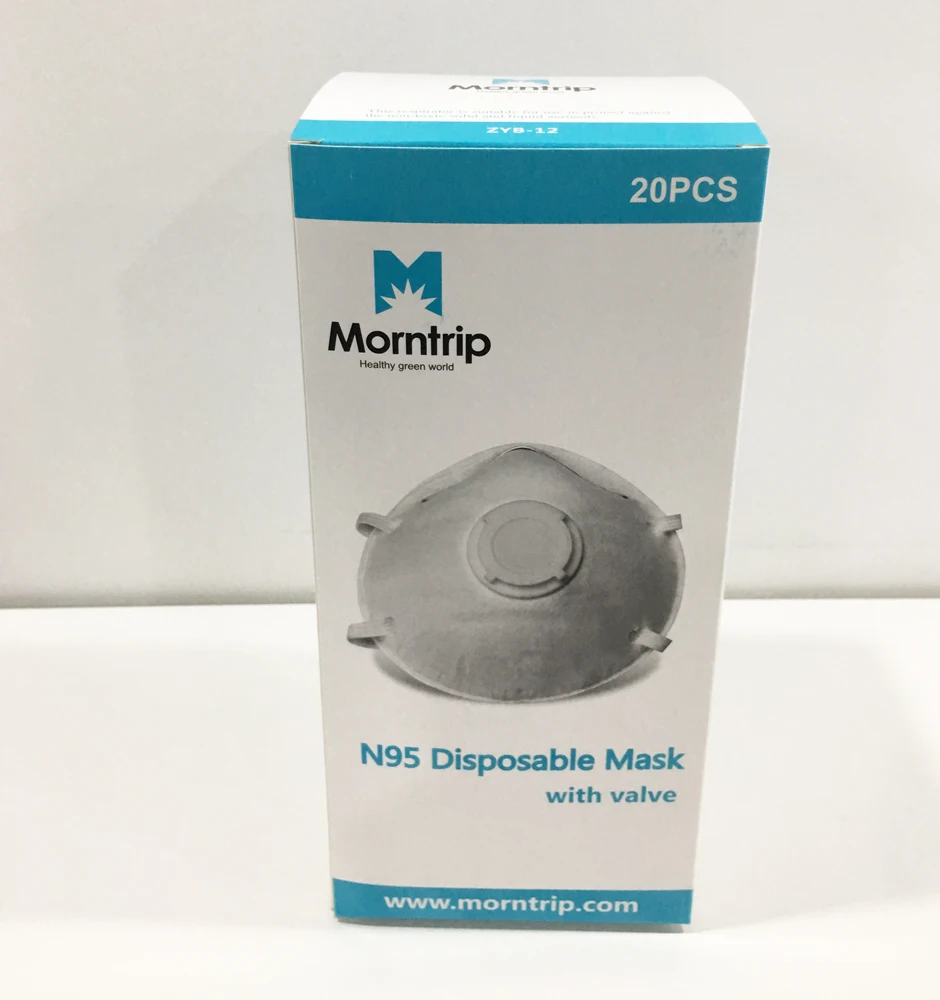 Valved Cup Shape Niosh N95 Disposable Dust Mask Particulate Respirator ...