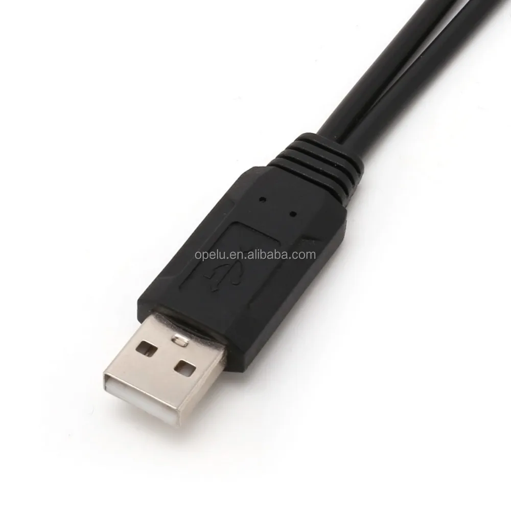 Factory 2 In 1 Usb 2.0 Male To 2port Dual Micro Usb Male Adapter Micro ...