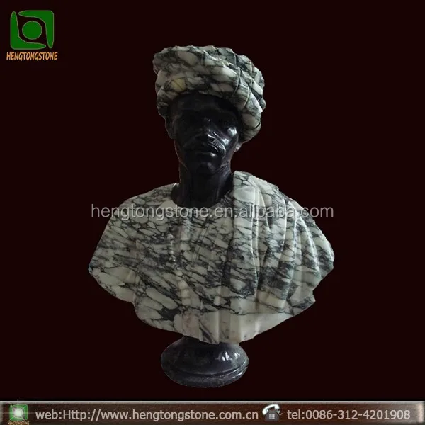 Natural Marble African Bust Sculpture - Buy African Marble Bust ...