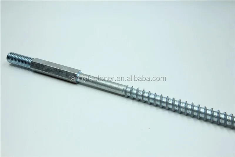 Wooden Threaded Rod/hanger Bolts/stud Bolt - Buy Wooden Threaded Rod ...