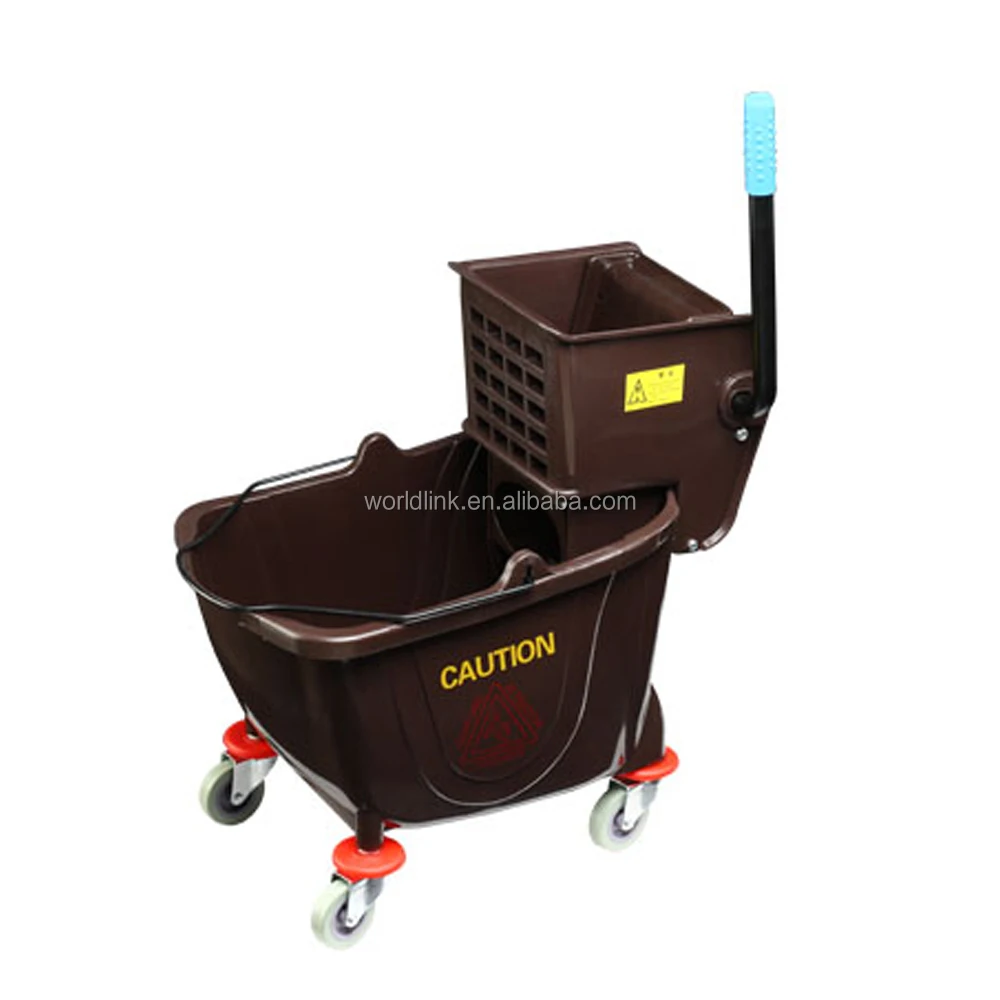 Unfolded Service Mechanical Cleaning Mopping Bucket Cart - Buy Side ...