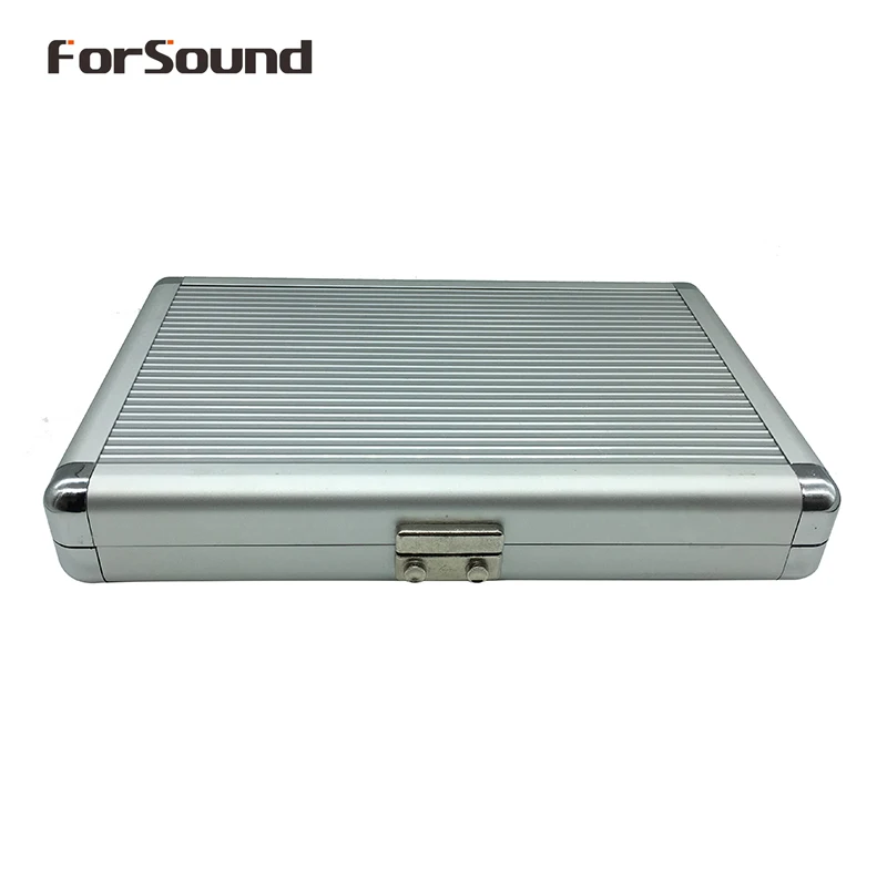 Aluminum Alloy Case for Display Hearing Aids & Earmolds