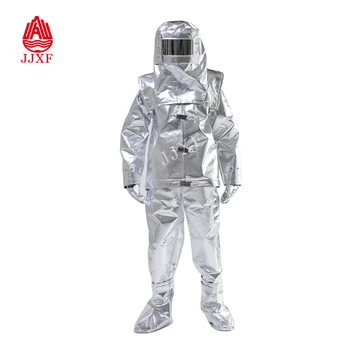 Heat Resistant Thermal Protective Suit Aluminized Clothing - Buy Heat ...