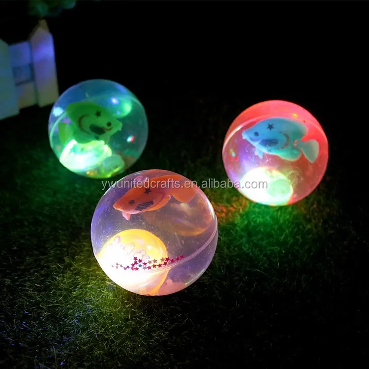 Oem Bouncy Ball With Led Light Flashing Ball Bouncing Ball Toy For Kids ...