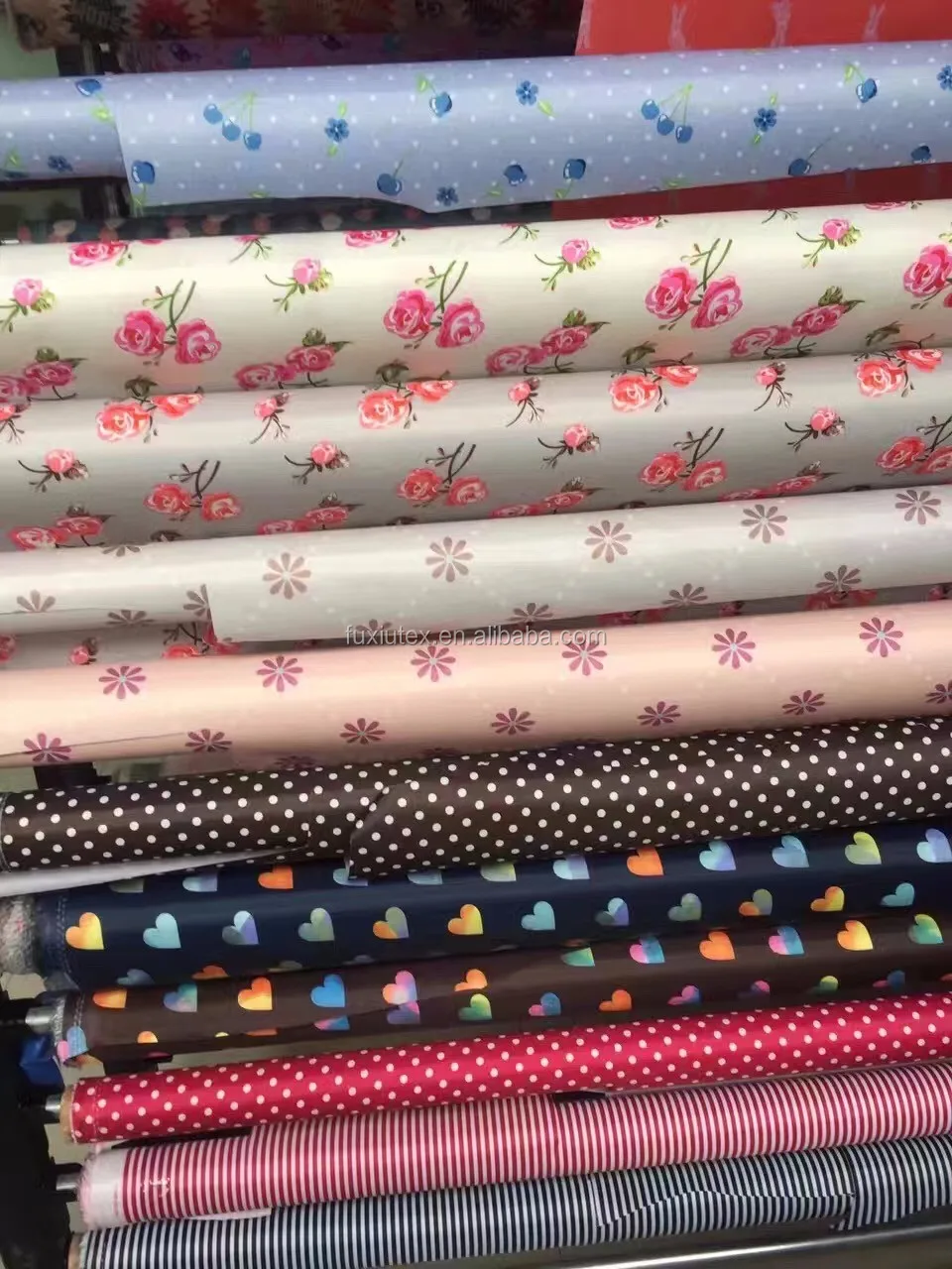 Pu Coated Waterproof 210d Polyester Oxford Fabric - Buy Oxford Fabric ...