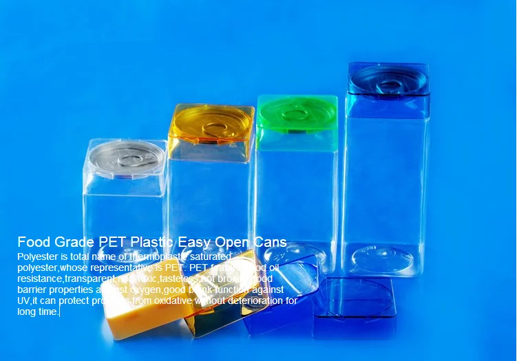 Pet Plastic Rectangular Easy Open Bottle - Buy 450ml Pet Bottle,Food ...