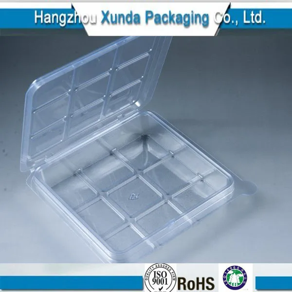 Small Clear Plastic Packaging Box With Dividers For Chocolate - Buy ...