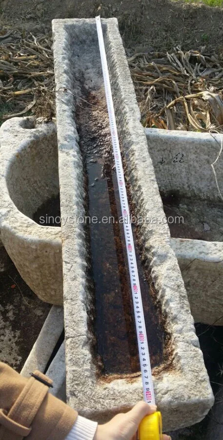 Hot Sale Antique Cattle Trough Manger Long Stone Trough - Buy Cattle ...