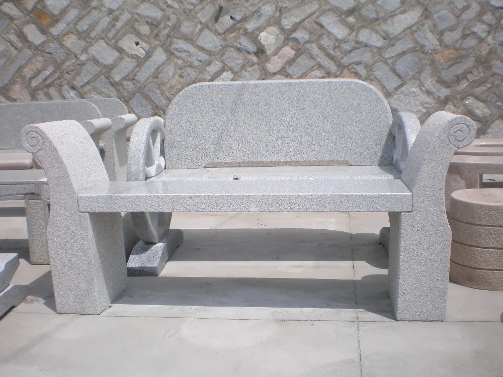 Shop Cheap China Outdoor Granite Stone Chairs and Tables
