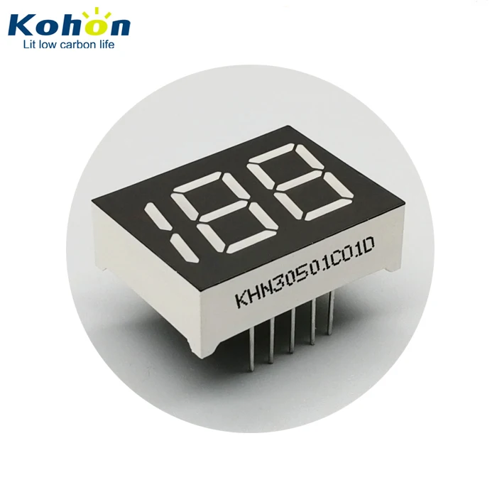 0.5 Inch 3-Digit Red 7 Segment LED Display for Small Appliances