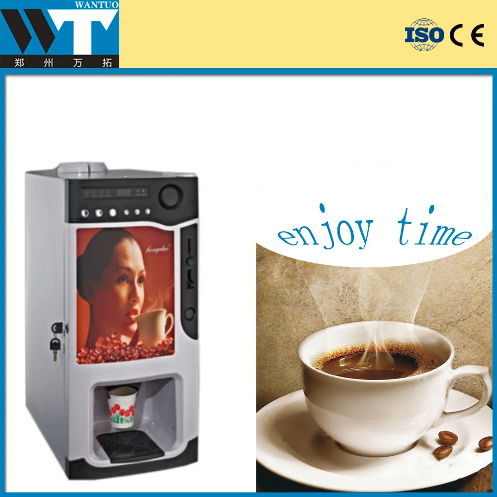 Fully Automatic Coin Operated Coffee Vending Machine - Buy Coffee ...