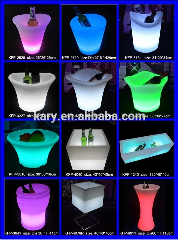 Stylish Rechargeable Outdoor Waterproof Led Coffee Portable Bar Table ...