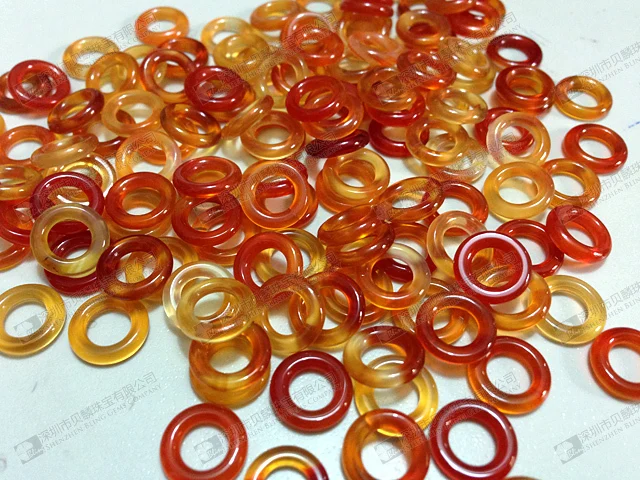 Natural Red Agate Stripping Guide Fishing Rod Rings