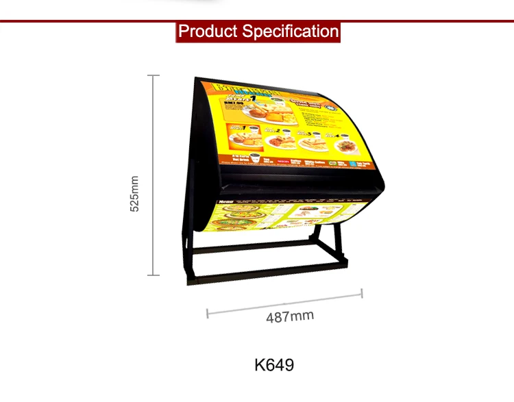 Tablero LED de comida rápida para restaurante, menú colgantes| Alibaba.com