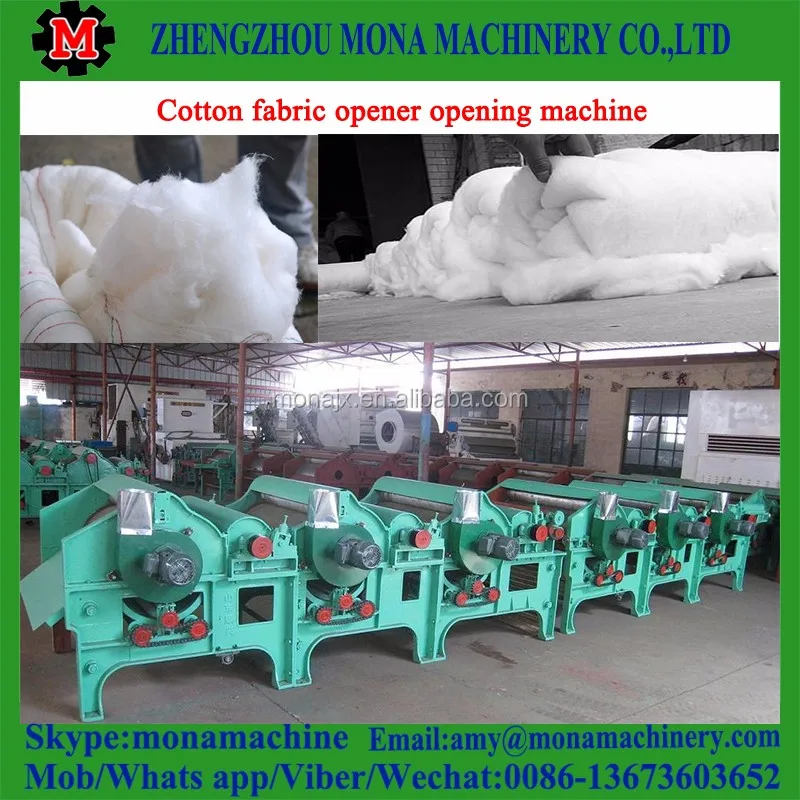 Alibaba Trust Supplier Fiber Opening Machine/fabric Woolen Opening ...