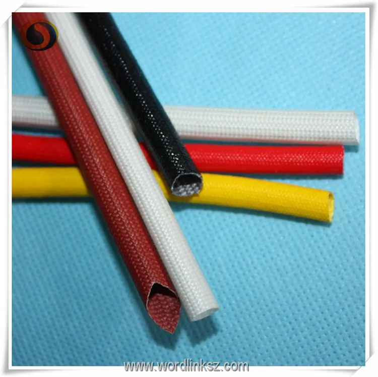 Fire Resistance High Temp Silicone Coated Braided Fiberglass Sleeve ...
