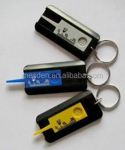 Promotional Keychain Plastic Tire Tread Depth Gauge - Buy Promotional ...