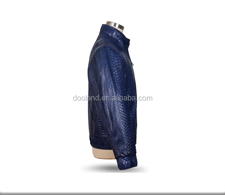 Luxury Real Exotic Custom Genuine Python Skin Mens Leather Bomber ...