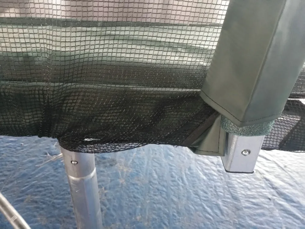 14x16ft High Bounce Spring Black Plating Outdoor Trampoline