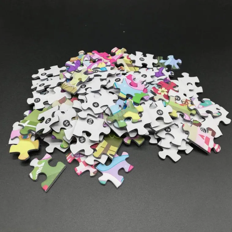 Puzzle Tube 150pcs Mini Paper Puzzle Beautiful Puzzle With Plastic Tube ...
