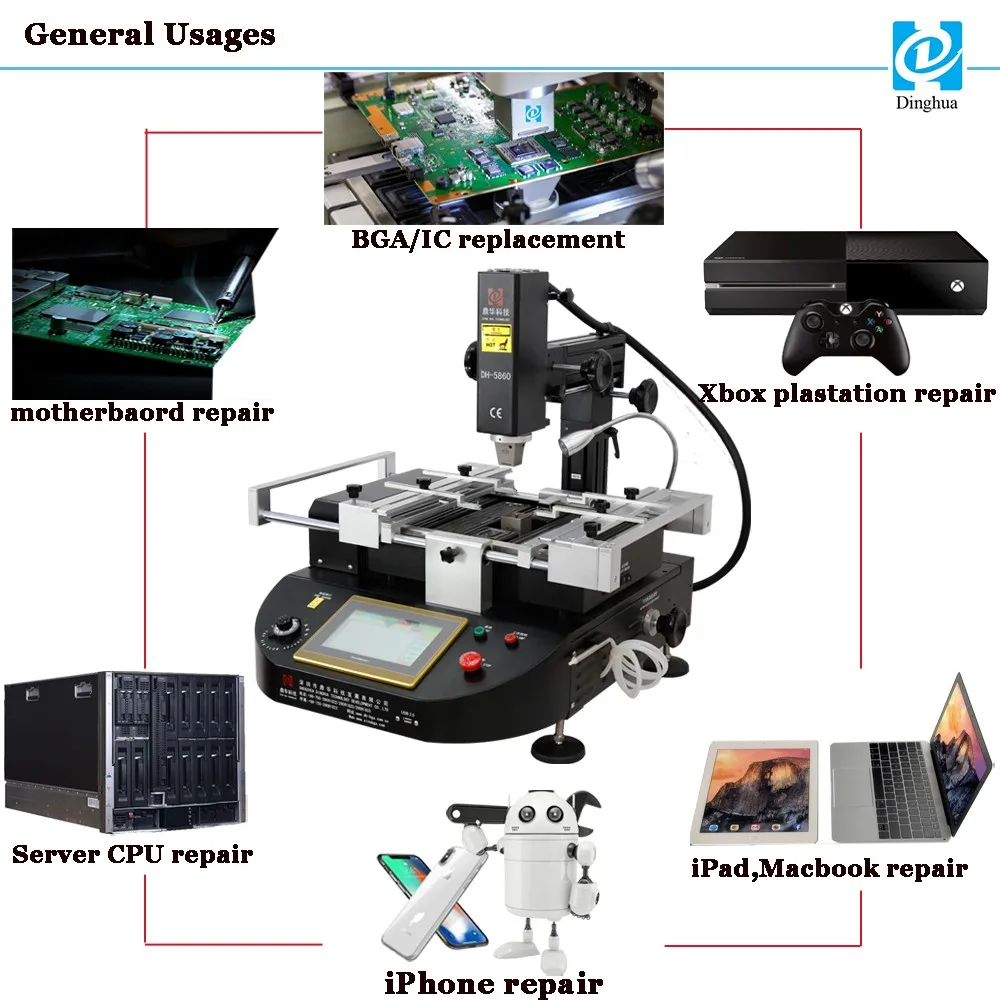 2024 Smd Rework Station Compressor Smd Rework Station Coil Bga Rework ...
