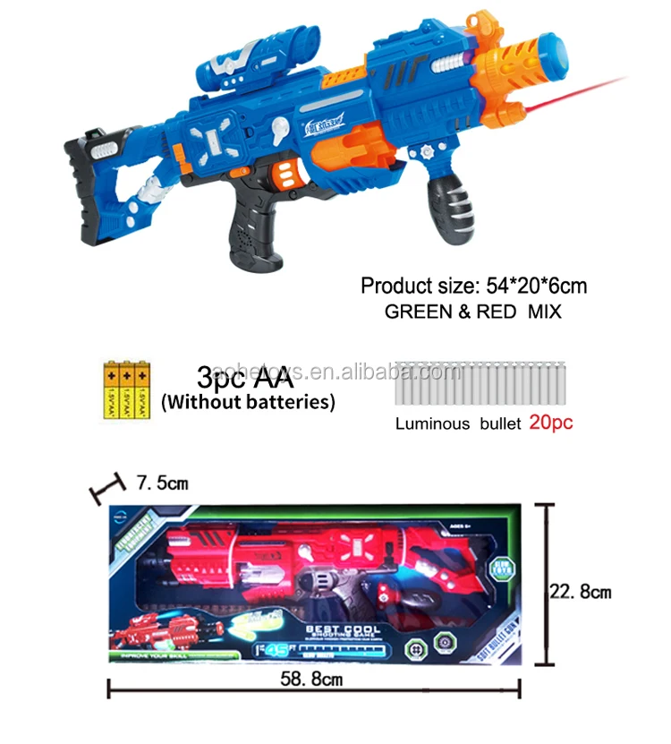 Soft Bullet Series Shoot Electric Airsoft Gun Toy For Kid - Buy Airsoft ...